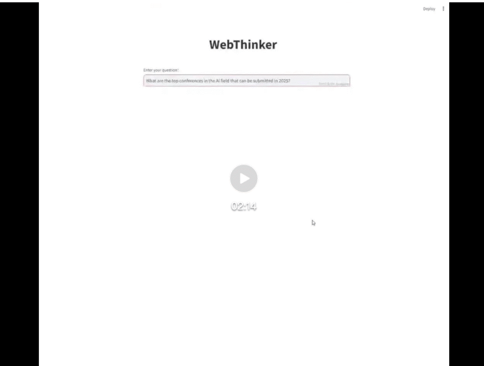 「边思考、边搜索、边写作」WebThinker开启AI搜索&研究新纪元！_腾讯新闻