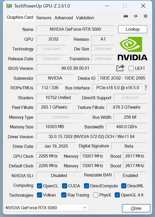 NVIDIA GeForce RTX 5080 FE首测 DLSS 4再次引领时代_腾讯新闻