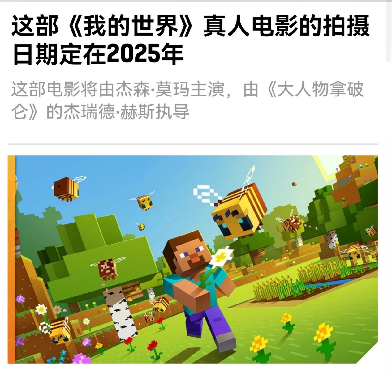 《我的世界大电影》定档2025年！1.20背景图24小时“惨遭”破解！