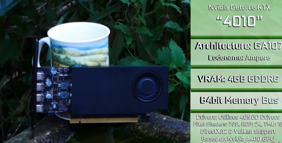 游戏玩家注意：市场惊现“GeForce RTX 4010”，为第三方“魔改卡”_腾讯新闻