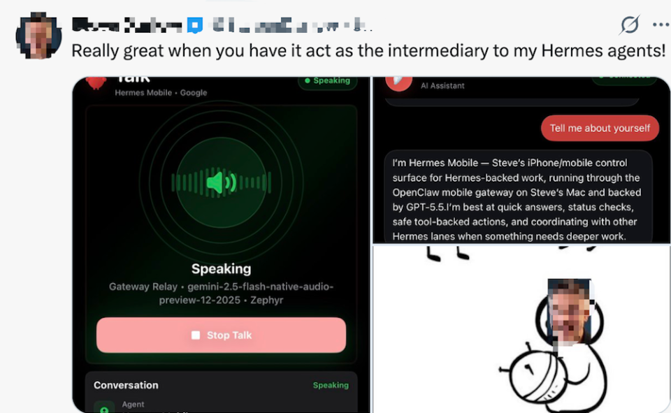 用手机“养虾”，OpenClaw首推独立App！网友实测：能指挥Hermes干活_腾讯新闻