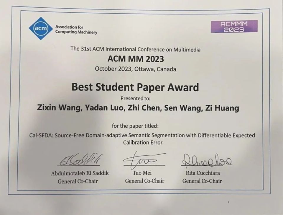 多媒体顶会ACM Multimedia 2023各大奖项揭晓！浙大获最佳论文，昆士兰获最佳学生论文_腾讯新闻