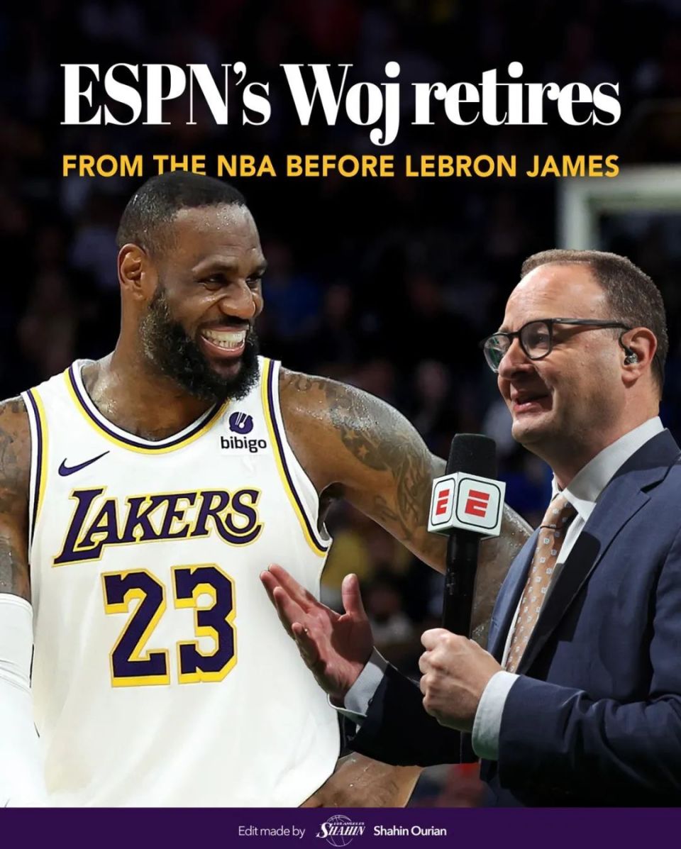 NBA媒体行业第一人Woj正式宣布退出NBA！结束自己30年的记者生涯！_腾讯新闻