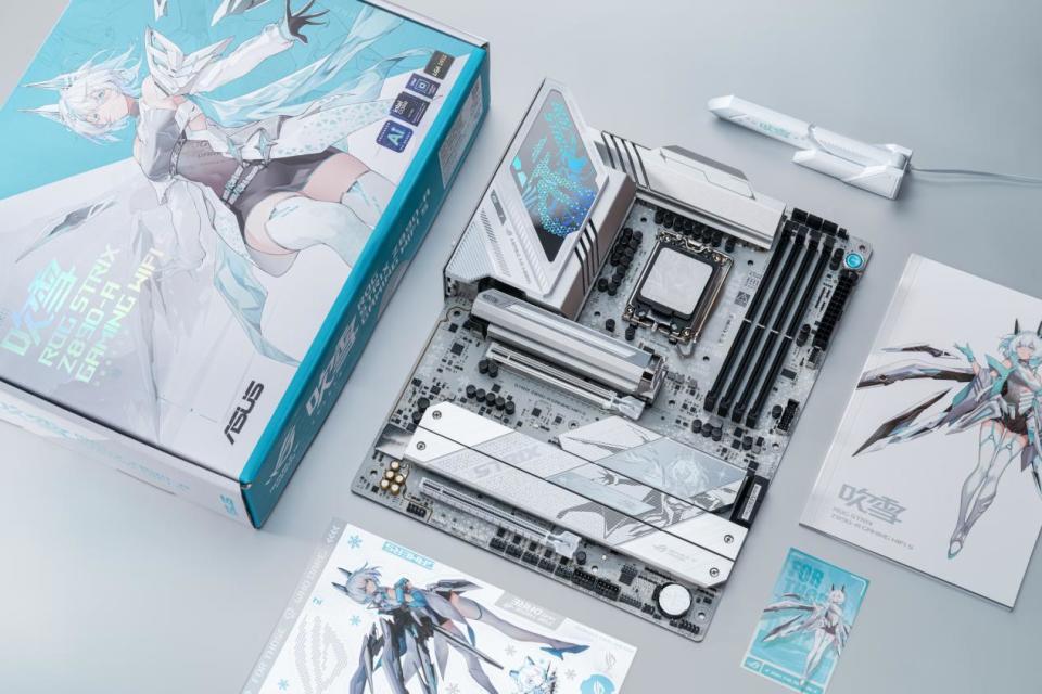 破次元外观再临，Z890颜值代表！ROG STRIX Z890-A GAMING WIFI S吹雪主板测评_腾讯新闻