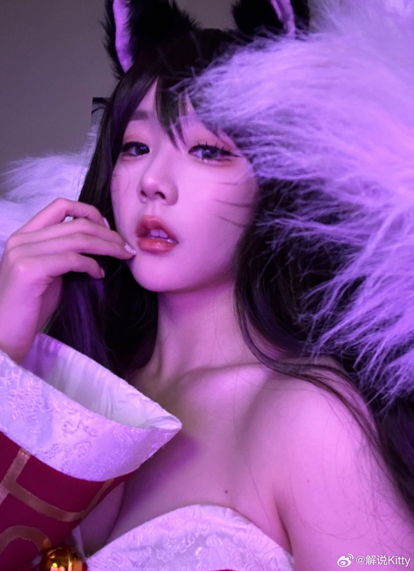 【LPL老婆】Kitty cos阿狸，魅惑的小眼神_腾讯新闻