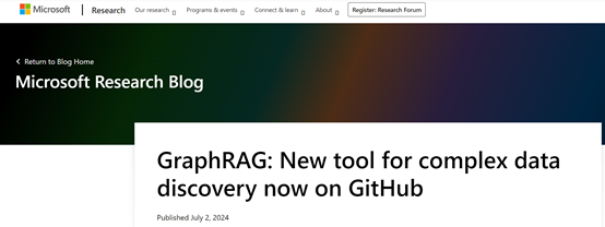 微软开源GraphRAG：极大增强大模型问答、摘要、推理_腾讯新闻