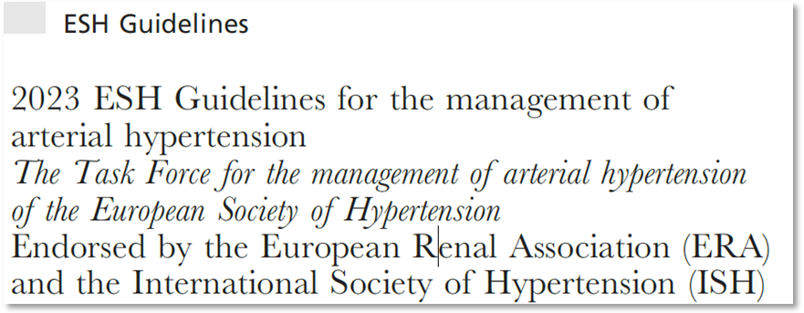 2023 ESH高血压指南重磅发布，快来看看都有哪些新变化？_腾讯新闻