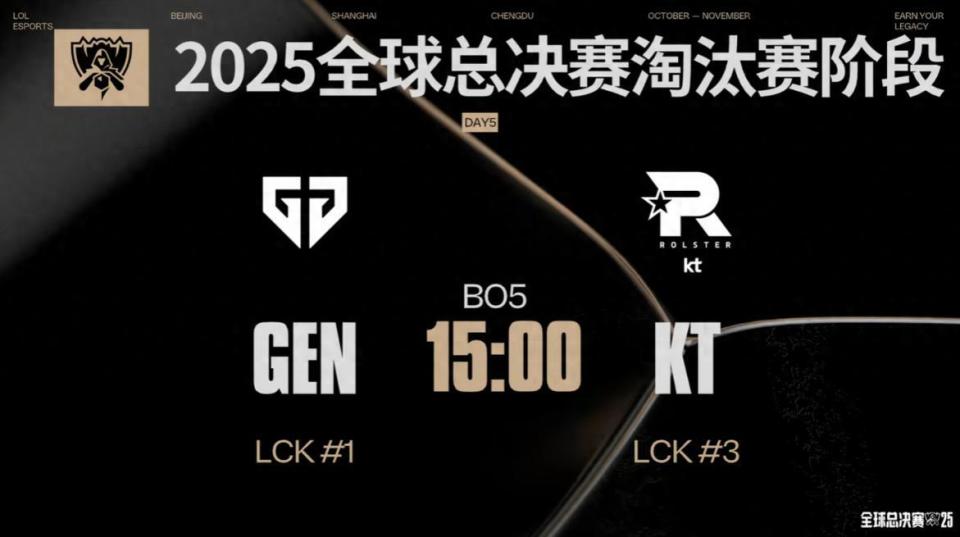 LCK内战打响S15四强赛！GEN胜算拉满？KT能否上演奇迹！_腾讯新闻