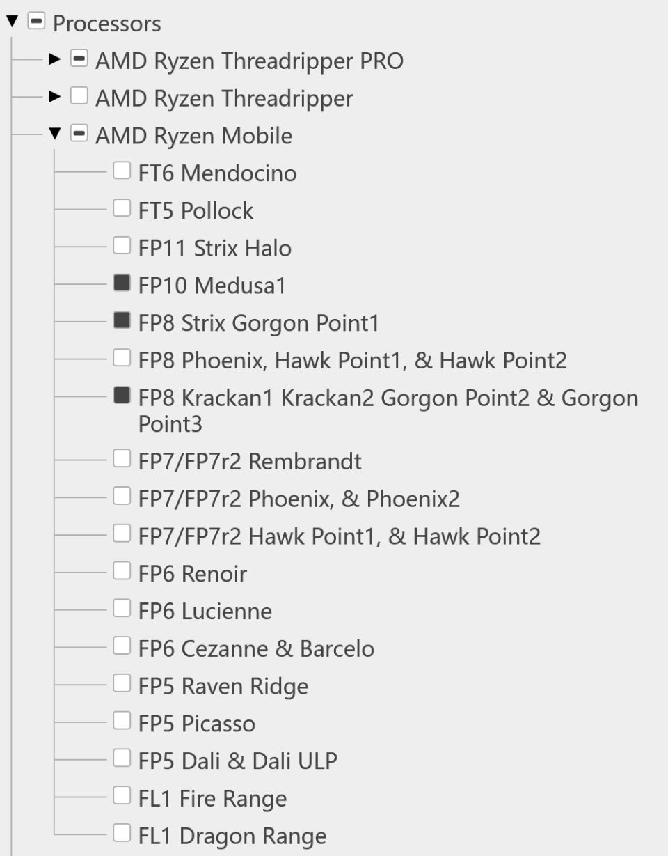 官方网页确认多个 AMD 处理器代号，Gorgon Point 含三种变体_腾讯新闻