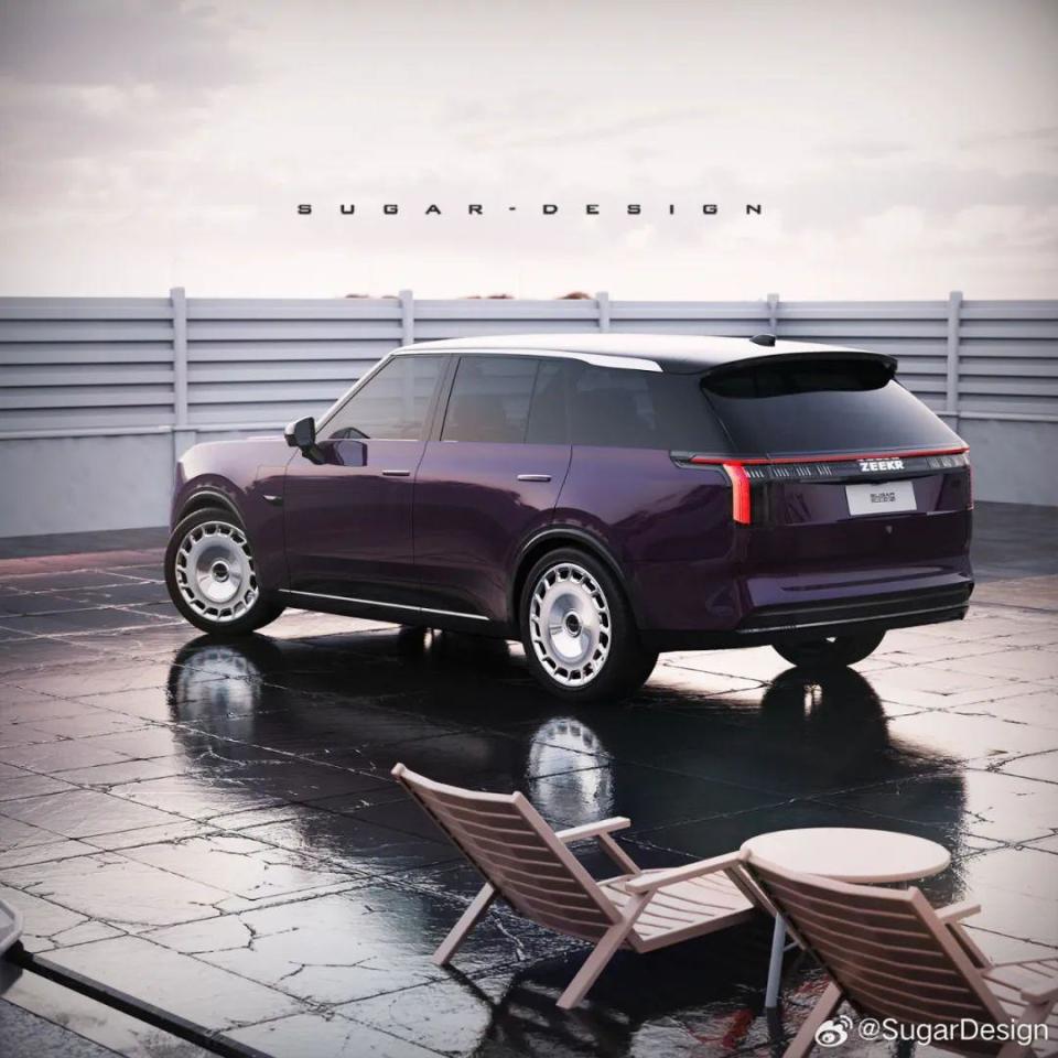 杭州“库里南”真的来了！极氪大型旗舰SUV EX1E谍照曝光，配天地门_腾讯新闻