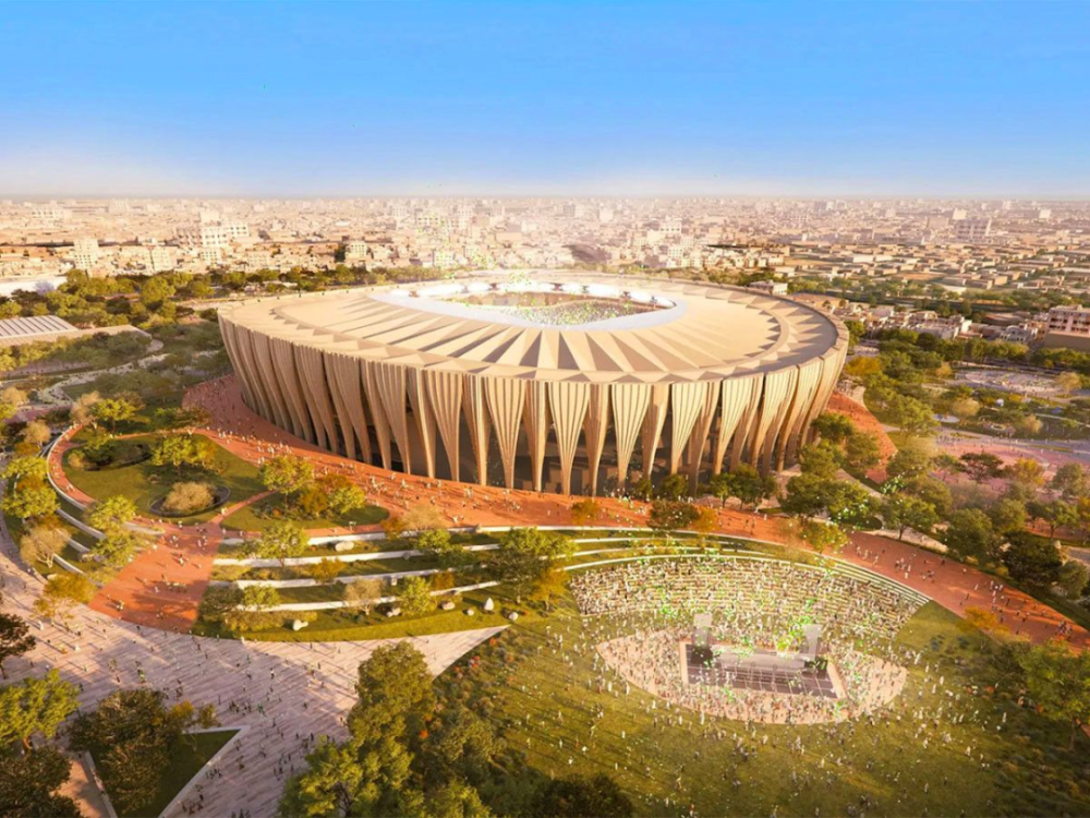 壕！沙特将给2034年世界杯准备15座体育场，这设计也太美了吧！_腾讯新闻