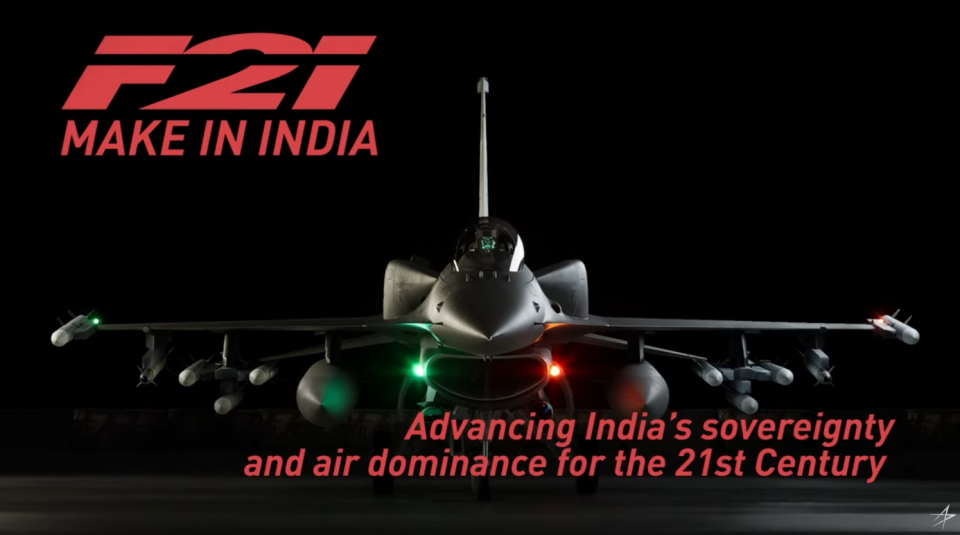 F-21，不仅仅是F-16！在洛马的宣传下，它成了可以比肩F-22和F-35的印度专属战机_腾讯新闻