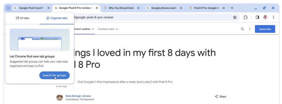 谷歌 Chrome 浏览器更新 123 稳定版，默认启用生成式 AI 功能_腾讯新闻