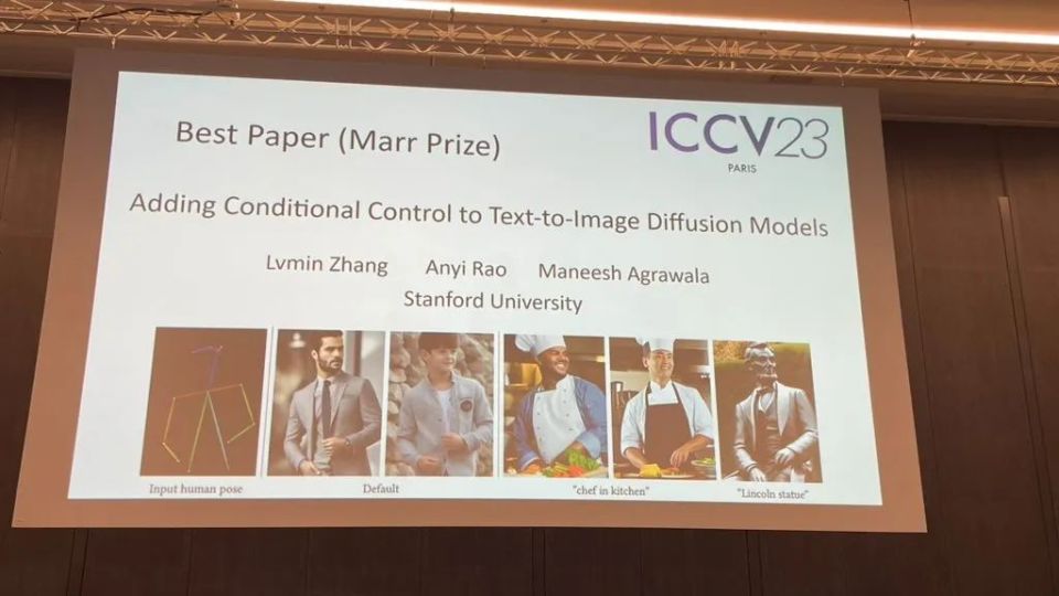 ICCV 2023奖项出炉！斯坦福ControlNet和多伦多大学分别获得最佳论文_腾讯新闻