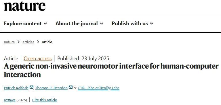 科技公司，唯一单位，发Nature，把实验室247位同事列入作者！被Facebook以10亿美元收购！_腾讯新闻
