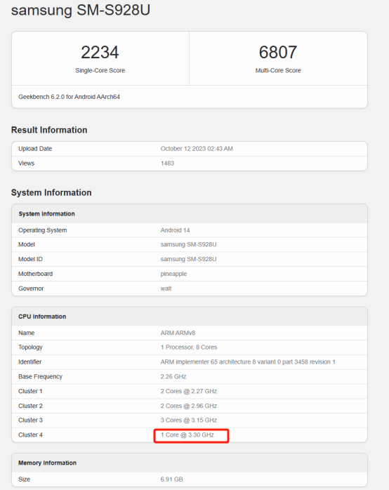 再提频！骁龙8Gen3 for Galaxy CPU提频至3.4GHz、GPU提至1GHz_腾讯新闻