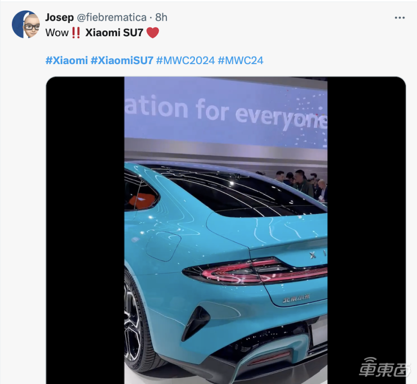 小米SU7海外首展引爆现场，展台一度限流！海外观众：好看，想开_腾讯新闻