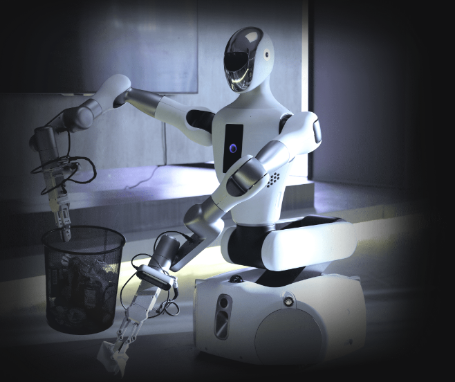 银河通用的第一个人形机器人GALBOT，未来要进入家里、超市、工厂.....|CyberDaily_腾讯新闻