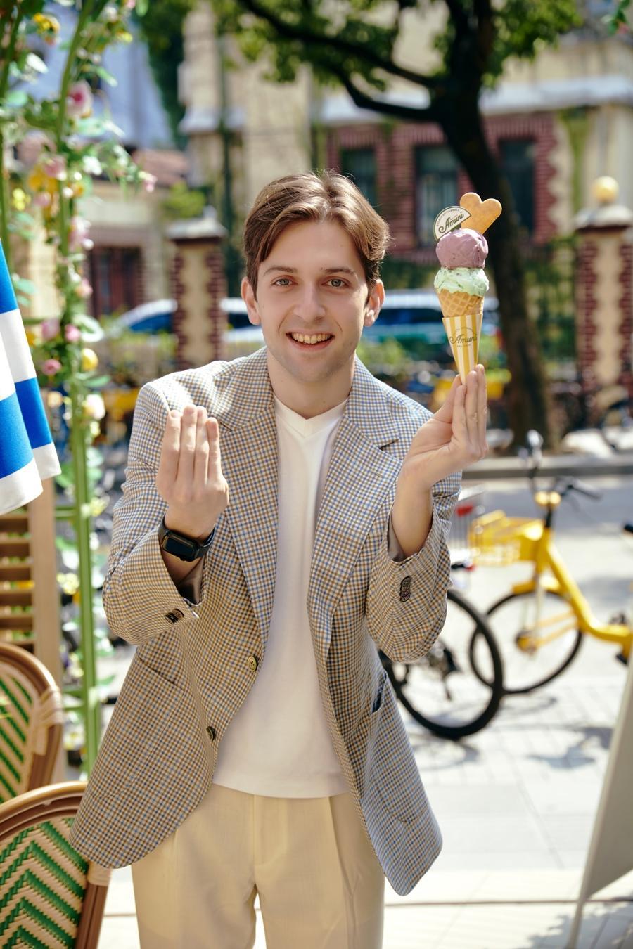 意大利美食博主Alex：在上海开一家冰淇淋店，有点挑战，也有点甜_腾讯新闻