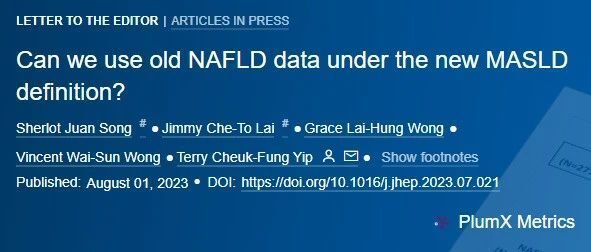MASLD新定义下，我们可以使用既往NAFLD数据吗？_腾讯新闻