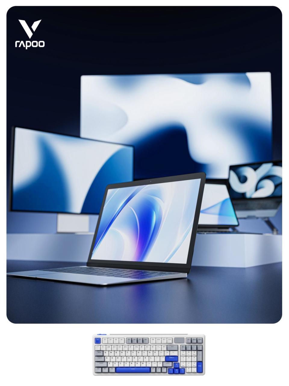 7层填充，800小时长续航，雷柏V700DIY-98客制化多模无线机械键盘上市_腾讯新闻