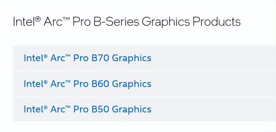 好消息！英特尔官网已列出Arc Pro B70，预计一季度内发布_腾讯新闻