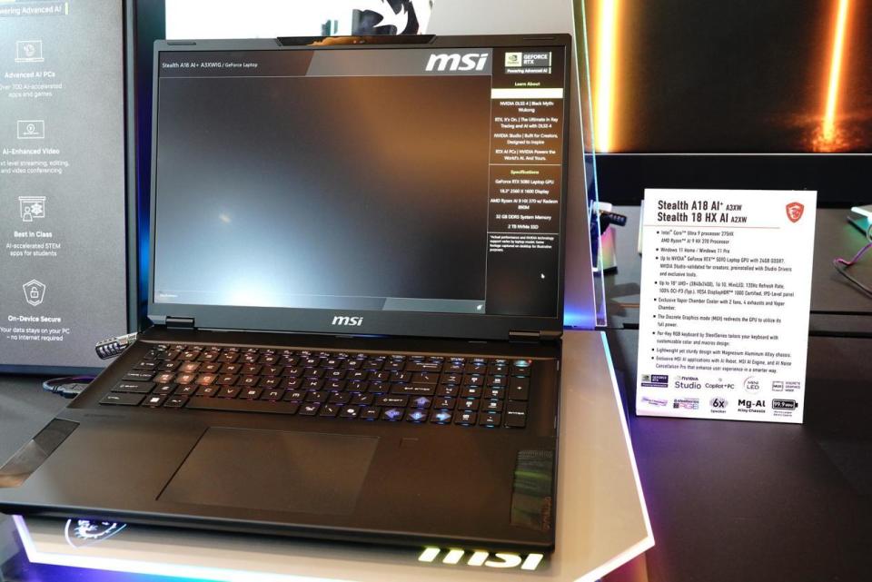 RTX5090、U9-285HX、R9-9955HX3D全来了！微星游戏本、AIPC、轻薄本抢鲜看_腾讯新闻