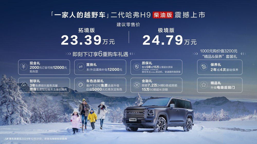 2.4T＋9AT，为何说柴油动力的二代哈弗H9更适合家用？_腾讯新闻