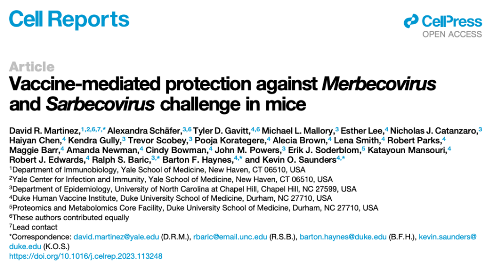 Cell子刊：一种疫苗，预防三种致命冠状病毒_腾讯新闻