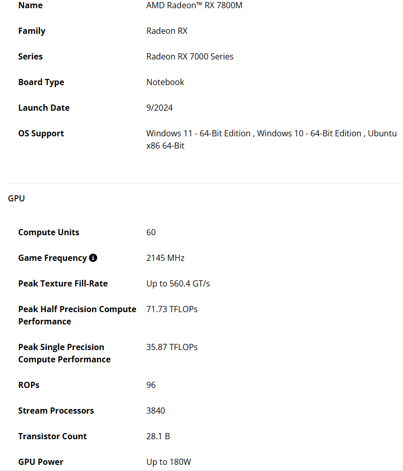 太残暴了！AMD正式发布Radeon RX 7800M，性能超RTX 4070移动版约28%_腾讯新闻