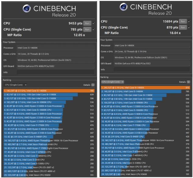 最高6.0GHz！英特尔 酷睿 第 14代台式机系列处理器评测_腾讯新闻