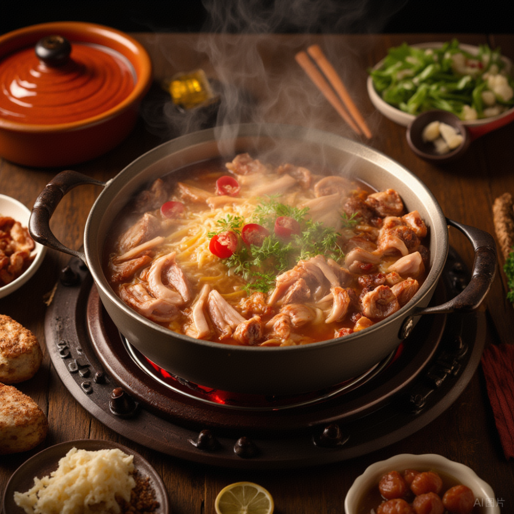 “石槽火锅”网络爆火,网友:像猪食槽,喂猪感拉满?_腾讯新闻