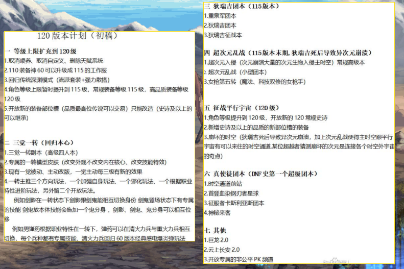 DNF：太吸引人了！“内鬼”爆料120级版本初稿，7大内容引热议_腾讯新闻