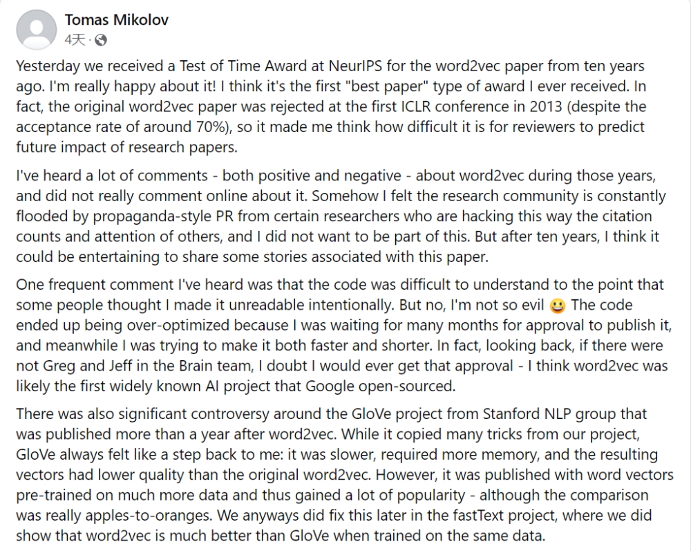 word2vec作者爆料：seq2seq是我的想法、GloVe抄袭技巧，反击来了_腾讯新闻