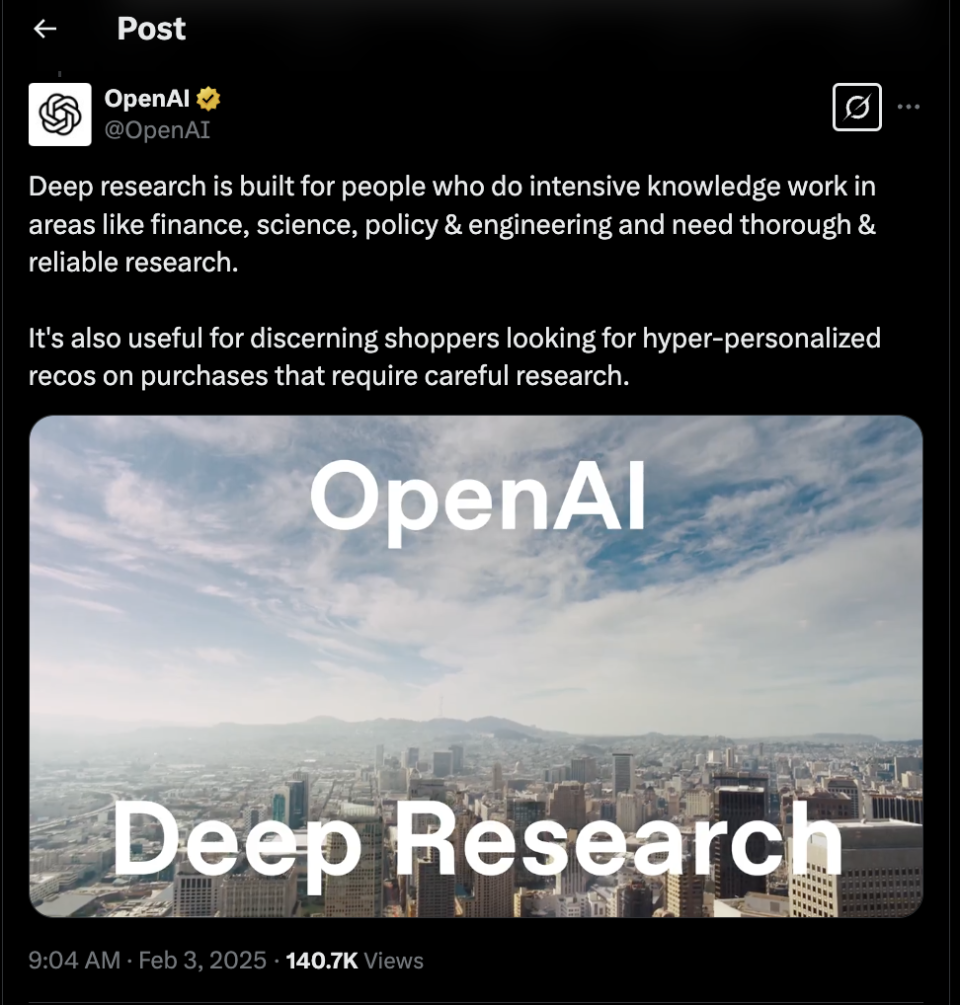 Deep Research 团队：Agent 的终极形态是所有任务 All-in-one_腾讯新闻