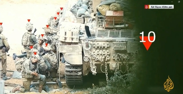 哈马斯镜头中的巷战，首见以军步坦协同，梅卡瓦也挡不住火箭弹_腾讯新闻