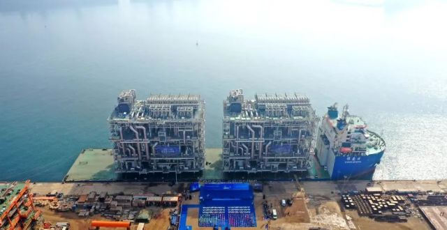 全球首例一体化建造LNG模块化工厂35个模块全部完工交付_腾讯新闻