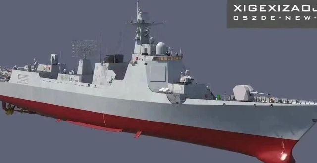 052E型驱逐舰：垂发80单元，体量9000吨，将成052系列终极版本_腾讯新闻