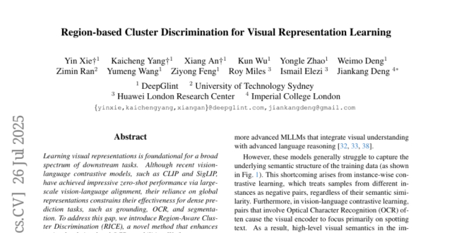 RICE：DeepGlint推出让AI能像人类一样精准“看懂”图片细节的新方法_腾讯新闻