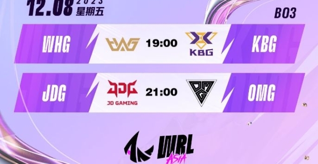 WRL A2常规赛第六周第三日 赛事预告_腾讯新闻