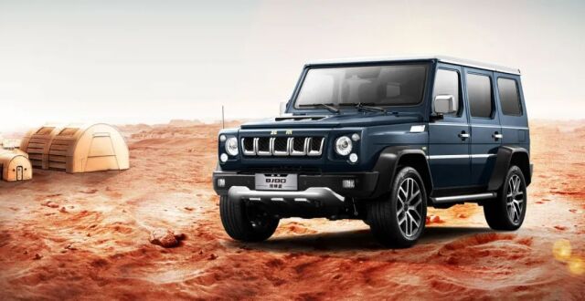 “北京BJ80”变身“奔驰G63” 新疆交警：拿下！_腾讯新闻