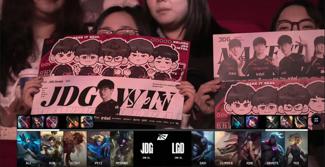 天肥赵信节奏拉满，JDG兵不血刃拿下LGD，晋级登峰组！_腾讯新闻