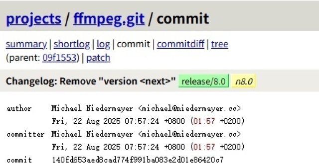 FFmpeg 8.0 发布：加强Vulkan视频处理能力，支持 OpenAI Whisper_腾讯新闻