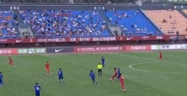 siu！魏祥鑫扛开对手单刀劲射破门，U16国足2-1反超乌兹别克_腾讯新闻