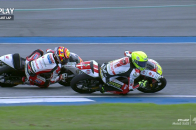 2024赛季MotoGP泰国大奖赛2、3组别正赛丨【采访】卢内塔：很激动没法形容心情 创生涯最佳成绩献给父亲_腾讯新闻