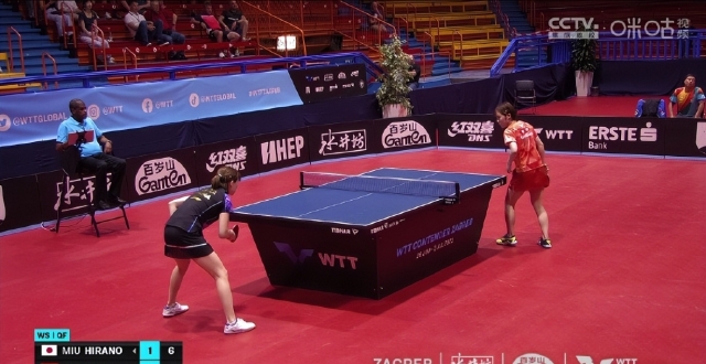2023WTT常规挑战赛萨格勒布站：刘炜珊1-3不敌平野美宇，止步女单八强_腾讯新闻
