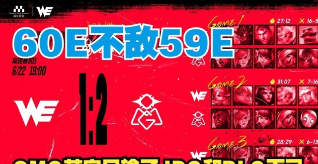 60E不敌59E！网友分析：OMG其实只输了JDG和BLG而已_腾讯新闻