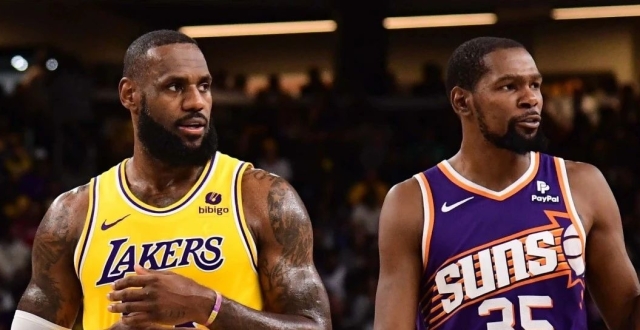 今日！NBA战10场，CCTV5直播湖人VS太阳，詹姆斯+浓眉哥PK杜兰特_腾讯新闻