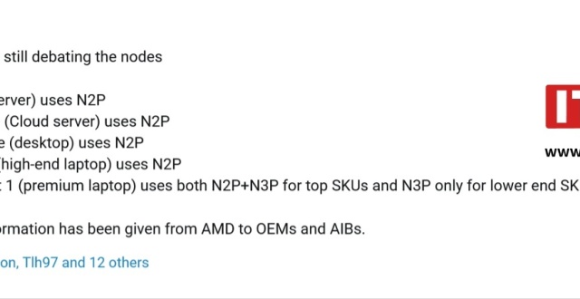 AMD “Zen 6” 处理器家族被曝主力制程台积电 N2P，个别采用 N3P_腾讯新闻