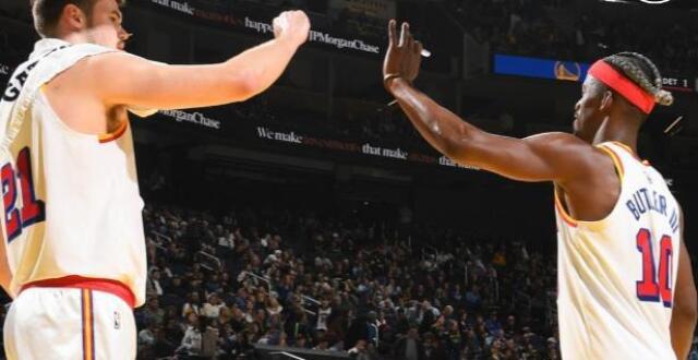 104-93！库里缺阵，巴特勒准三双，勇士胜雄鹿坐稳西部第6_腾讯新闻